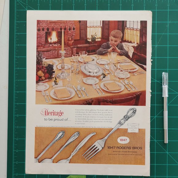 Vintage | Other | 6s Heritage 847 Rogers Bros Silverplate Dinner ...